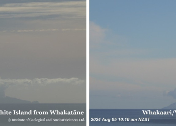 New camera keeping an eye on Whakaari/White Island - GNS Science | Te Pῡ Ao